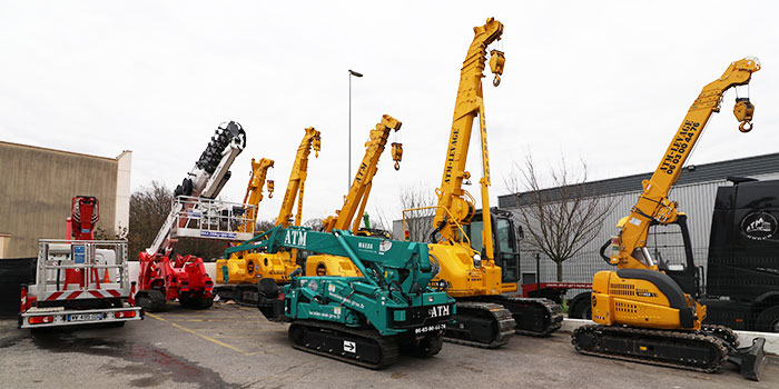 Les différents types de grues de levage - ATM Levage